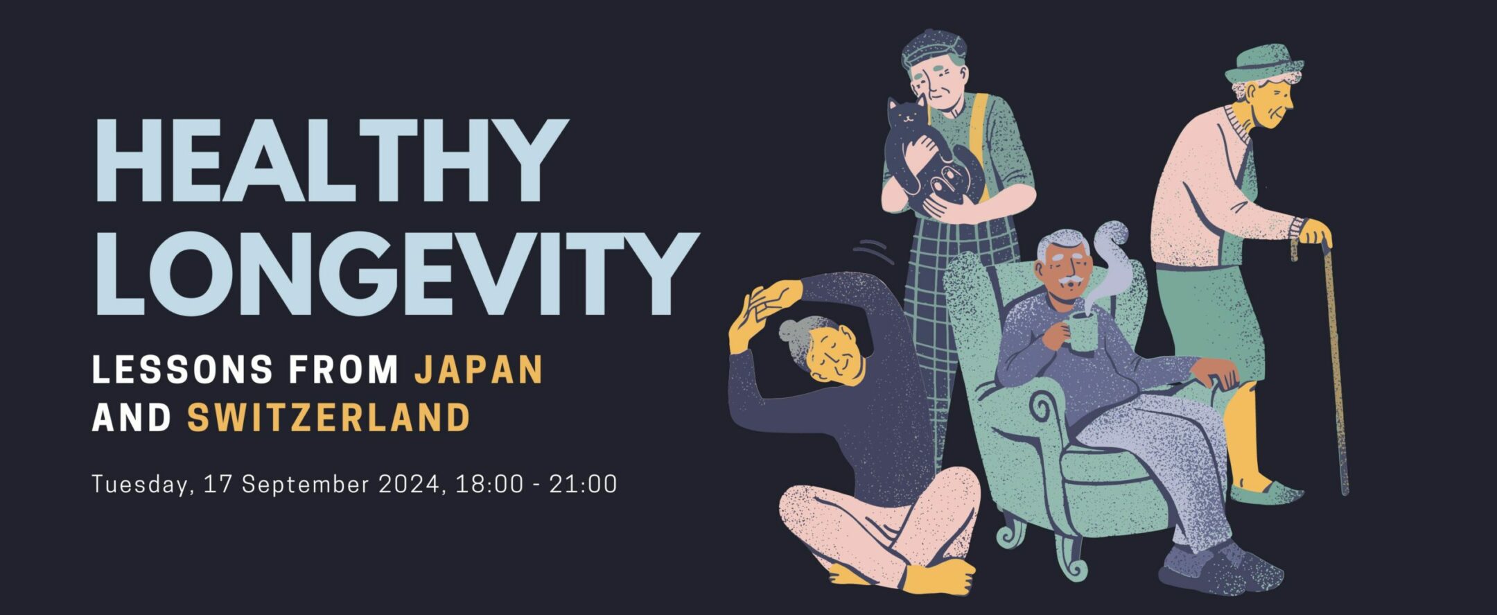 Healthy Longevity Lessons from Japan and Switzerland - Swissnex